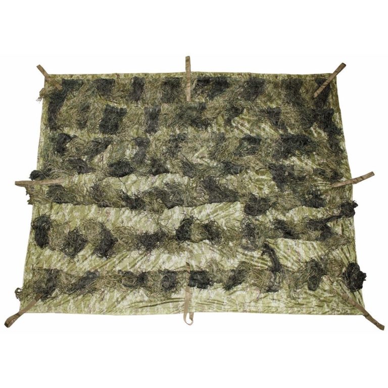 Tarndecke, "Ghillie", 2 x 1,5 m, woodland Tarnung Jagd, Bundeswehr ...